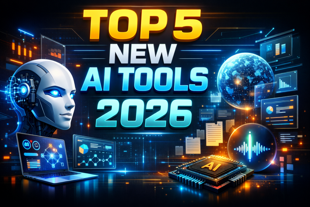 Top 5 New Ai Tools In 2026 You Must Know With Links Uses Ai